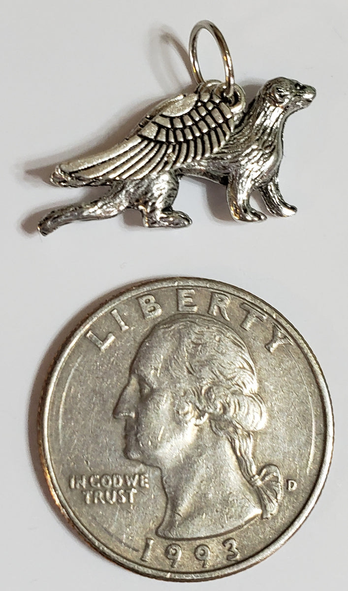 Ferret Angel Memorial Charm – Isabella Gucci Jones Collection
